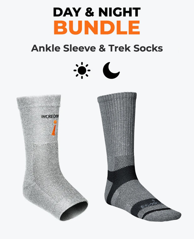 NEW ANKLE SLEEVE AND CIRCULATION SOCKS BUNDLE
